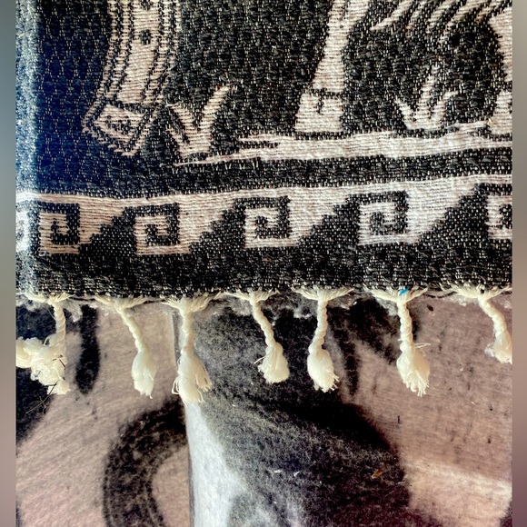 Jackets & Coats | Pancho Sarape Horses Cowboy Hats Aztec Edition | Poshmark